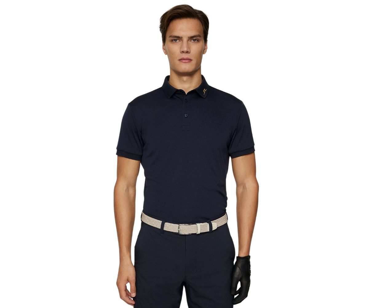 Polo J.Lindeberg KV Print - Léger, extensible et protection UPF 40+